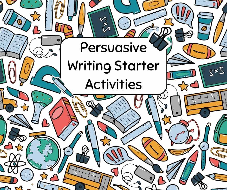 Persuasive Writing Starter Activities ThinkLit Persuasive Writing Starter Activities ThinkLit