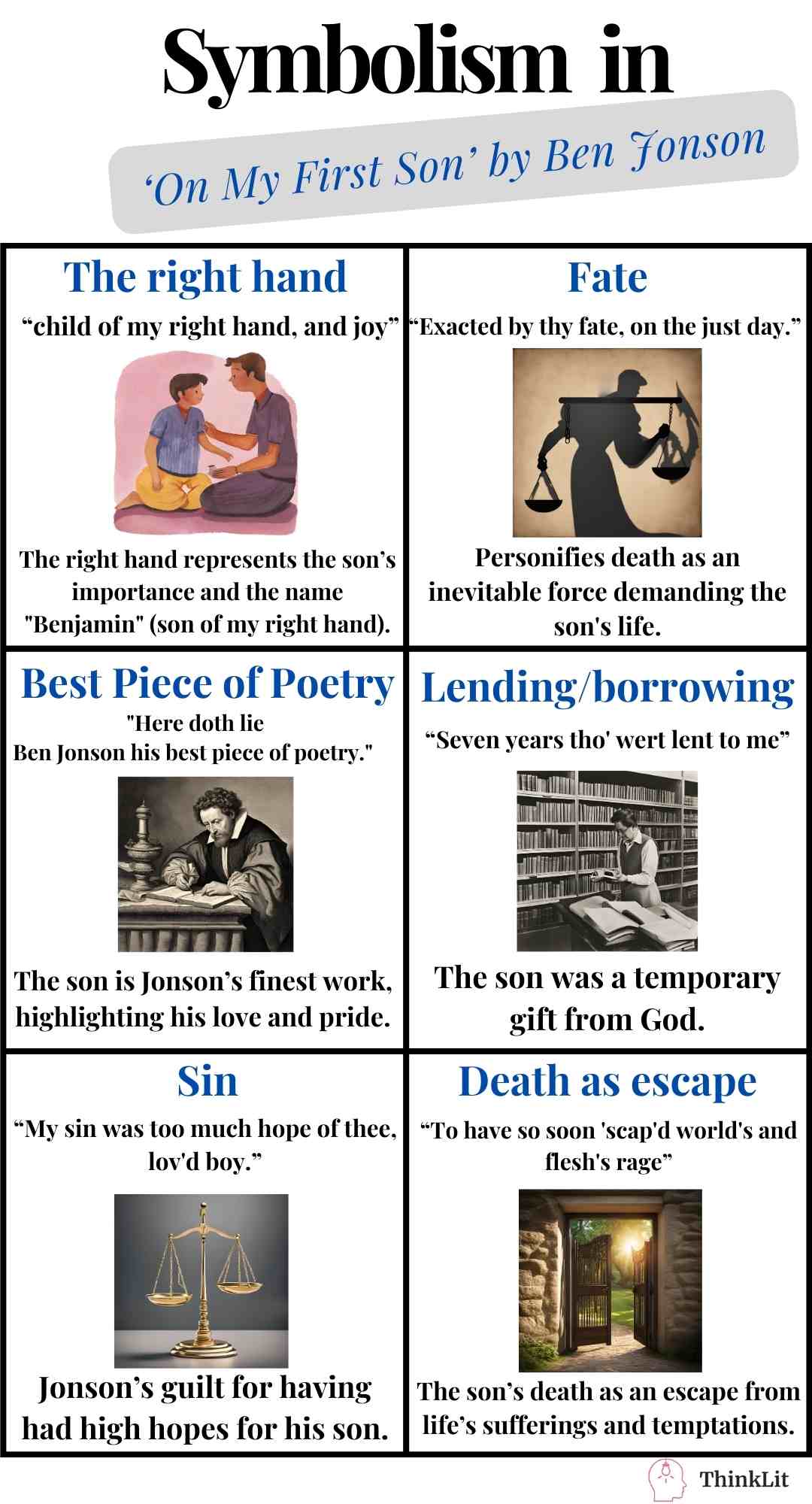On My First Son by Ben Jonson - ThinkLit